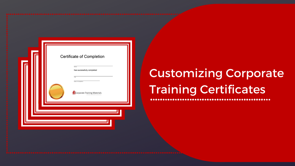 Customizing Corporate Training Certificates ...